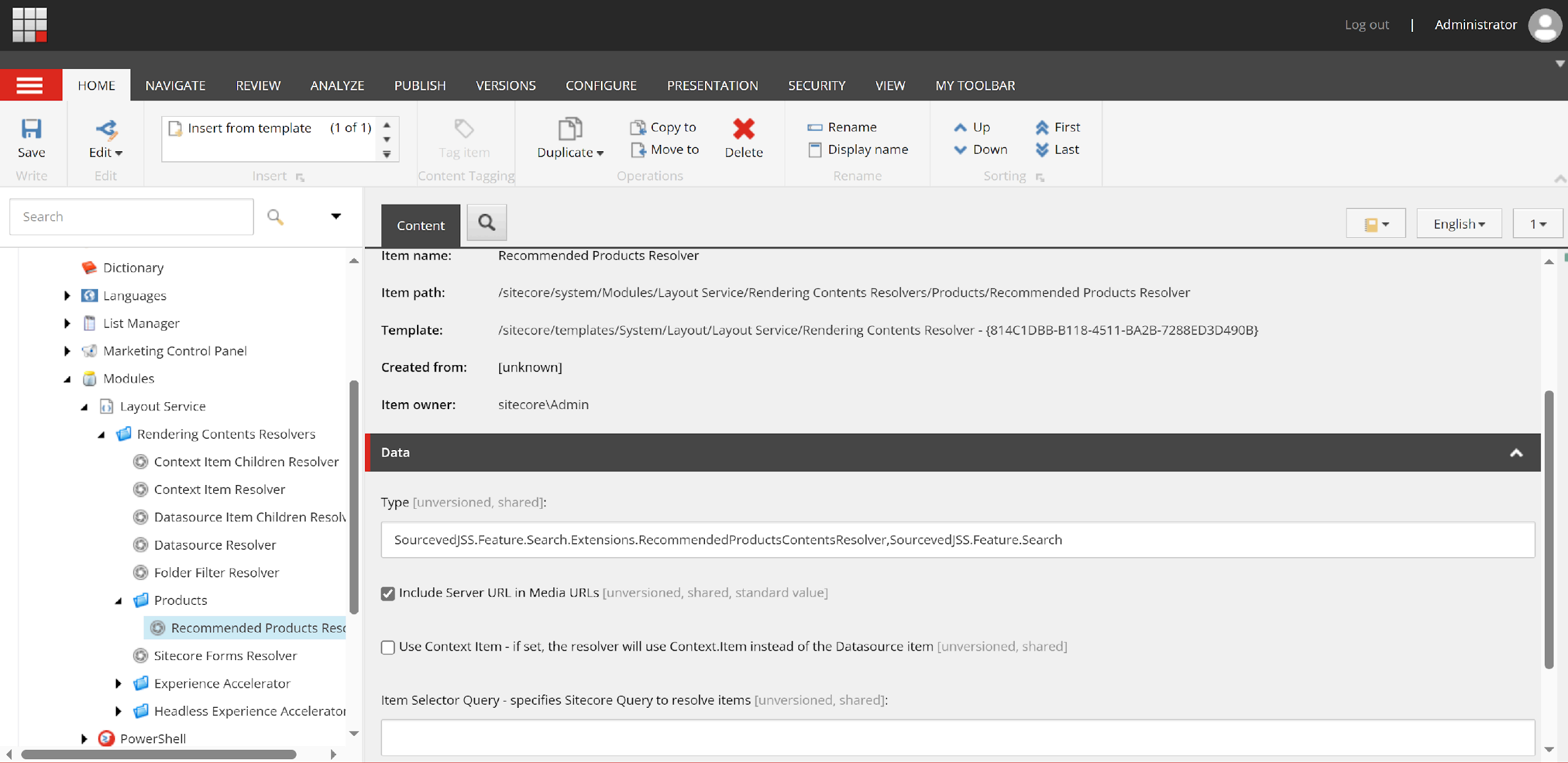 Sitecore Layout Service Custom Rendering Contents Resolver